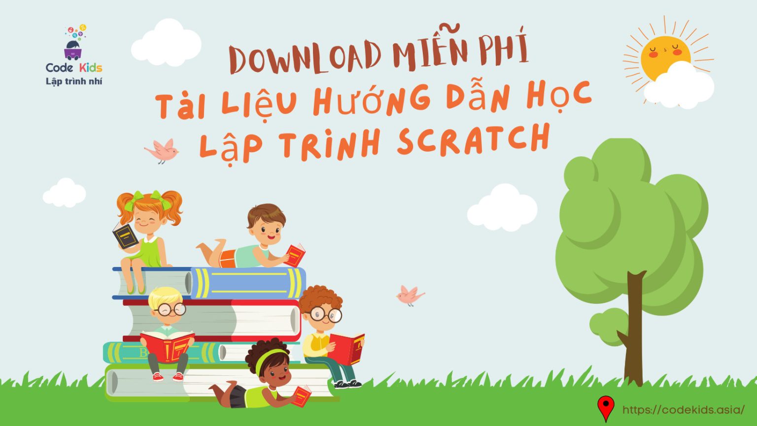 Download miễn phí tài liệu học lập trình Scratch - CodeKids